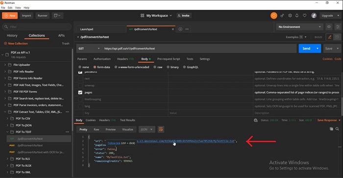 REST Web API for Data Extraction | PDFAPI.co